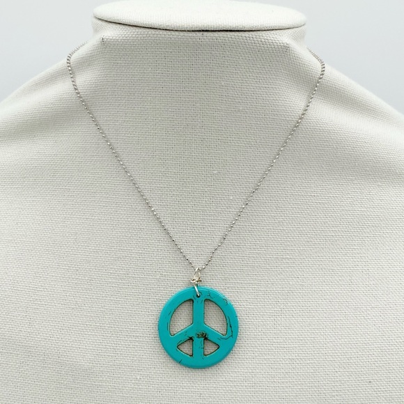 Jewelry | Peace Sign Necklace | Poshmark